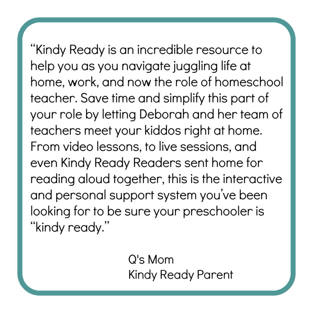 Kindy Ready Enrollment Page – Kindy Ready